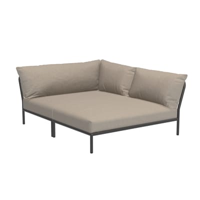 Canapé de jardin modulable Level 2 Cozy Houe / Dossier extra moelleux ...