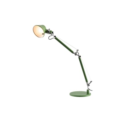 Lampe de table Tolomeo Micro Color Matte Artemide / 1987 - Vert - Métal ...