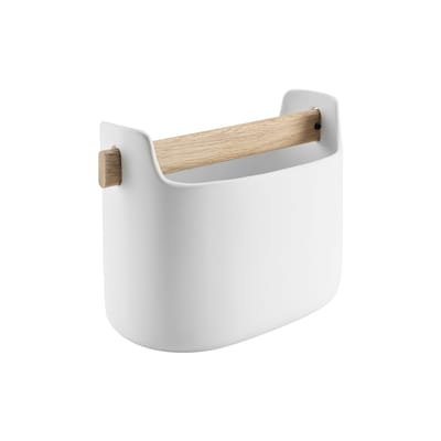 Bac de rangement Toolbox Eva Trio / L 19 x H 15 cm - chêne - Blanc bois ...