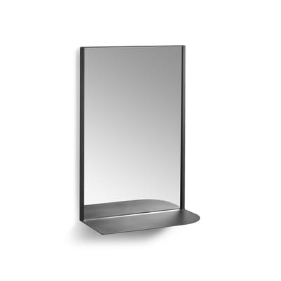 Miroir mural Cover Up Large Serax / Tablette - L 30.8 x H 45 cm - Noir ...