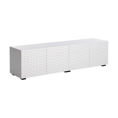 Anrichte Quaderna 756 von Zanotta - weiß schwarz | Made In Design