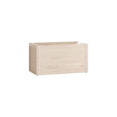 Coffre Storage Box MOEBE / 60 x 31 x H 33 cm - Gris - Bois | Made In Design