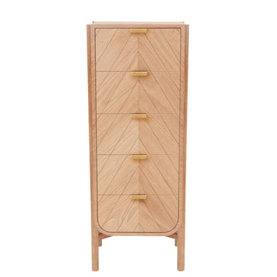 Hartô Marius Chiffonier - natural oak golden brass | Made In Design UK
