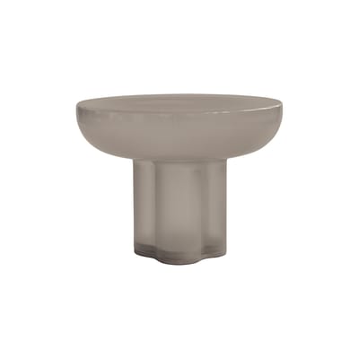 Table basse Crown Low 101 COPENHAGEN / Ø 55 x H 41 cm - Gris - Verre ...