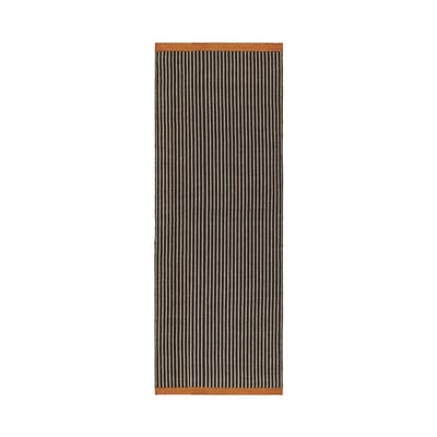 Tapis Line Tom Dixon / 70 x 250 cm - Noir - Tissu | Made In Design