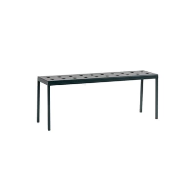 Bank Balcony Hay / L 119 cm - Stahl - Schwarz - Metall | Made In Design