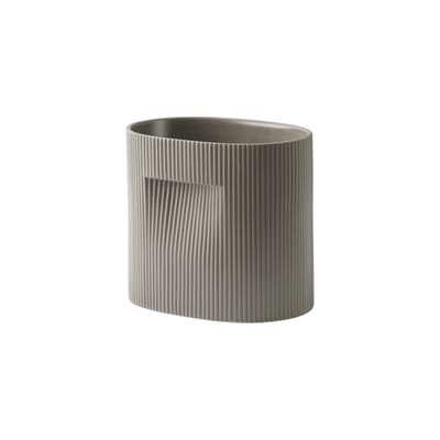Pot de fleurs Ridge Muuto / L 26,5 x Prof. 19,2 x H 24 cm - Marron ...