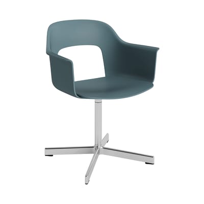 Drehsessel Layout 231 Hay / Recycled - Blau - Plastikmaterial | Made In ...