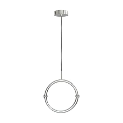 101 COPENHAGEN Maru Big LED Pendant - chromed | Made In Design UK