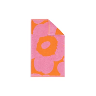 Hand towel Unikko Marimekko / 30 x 50 cm - Pink - Textile | Made In Design