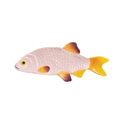 & klevering Fish Snapper Plate - pink yellow | Made In Design UK