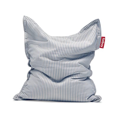 Pouf Original Slim Terry Fatboy / Tissu éponge - 155 x 120 cm - Bleu ...