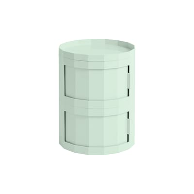 Rangement Facet Low Hay / H 48 cm - 2 portes - Vert - Plastique | Made ...
