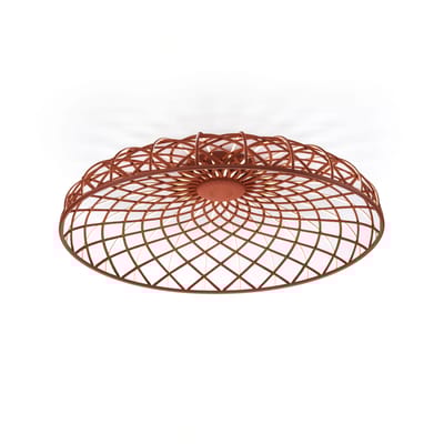 Deckenleuchte Skynest C LED von Flos - ziegelrot | Made In Design