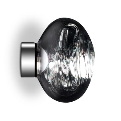 Wandleuchte Melt Surface Mini LED Tom Dixon / Deckenleuchte - Ø 30 cm / Farbwechsel - Grau ...