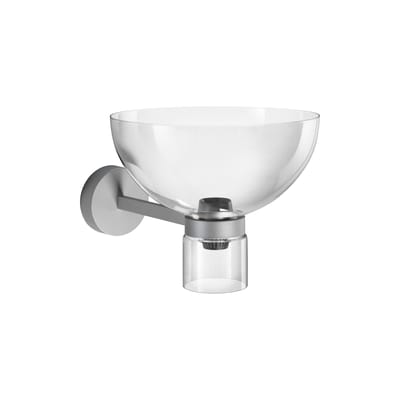Wandleuchte Nocturne - Bowl Flos / LED - Silber - Glas | Made In Design