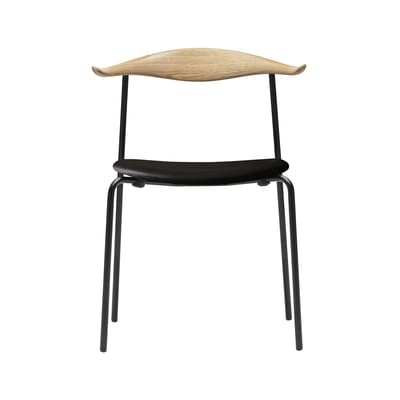 Sedia impilabile CH88P di CARL HANSEN & SON - nero | Made In Design