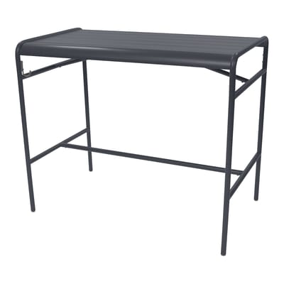 hoher Tisch Luxembourg Fermob / für 4 Personen - 126 x 73 cm - Grau ...