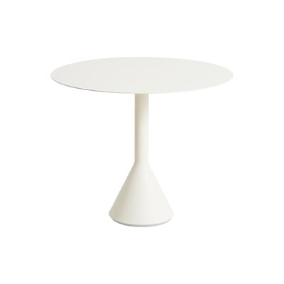 Hay Palissade Cone Round table - cream white | Made In Design UK