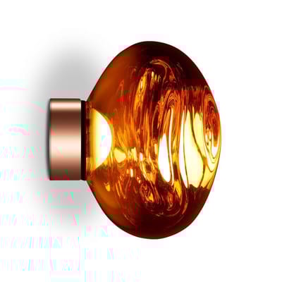 Wandleuchte Melt Surface Mini LED Tom Dixon / Deckenleuchte - Ø 30 cm / Farbwechsel - Metall ...