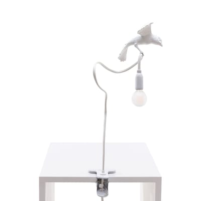 Spot à pince Sparrow / Cruising Seletti - Blanc - Plastique | Made In ...