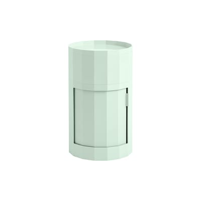 Rangement Facet High Hay / H 66 cm - 1 porte / Avec roulettes - Vert ...