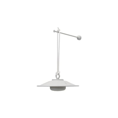 Outdoor wall light Chap-O Fatboy / Wireless lamp - White - Metal | Made ...