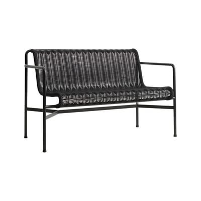Bank mit Rückenlehne Palissade Cord Dining Hay / L 128 cm - Kordel ...