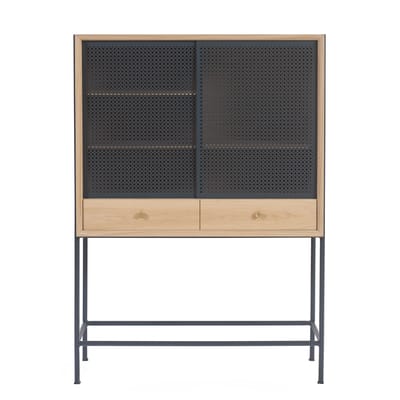 Hartô Gabin Dresser - oak brass slate grey | Made In Design UK
