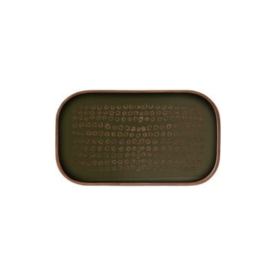 Piano/vassoio Second Nature Ethnicraft / 53 x 31 cm - Verde - Vetro ...