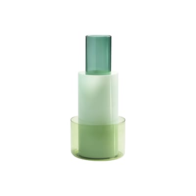 Vase Amphi & klevering / Ø 14.5 x H 32.5 cm - Green - Glass | Made In ...