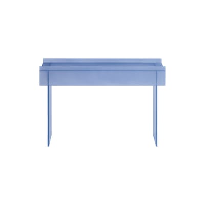 Console Simoon 09 Glas Italia / L 130 x P 42 x H 80 cm - Recyclé - Bleu ...