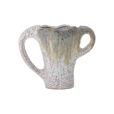 Vase Ledger Bloomingville / H 21 cm - Vert - Céramique | Made In Design