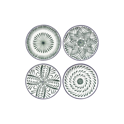 Plate Bazaar Serax / Set of 4 - Ø 26.5 cm - Green - Ceramic | Made In ...