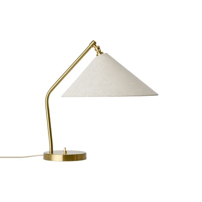 Tischleuchte Gräshoppa Gubi / Orientable - Neuauflage 50'. - Weiß ...