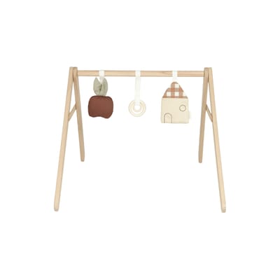 Baby play arch Playground NOBODINOZ - Natural wood - Wood | Made In Design