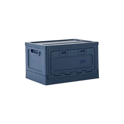 Box Box Medium STUDIO ABOUT / 40 x 29 x H 23.7 cm - Stackable - Blue ...