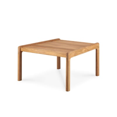 Coffee table Jack Outdoor Ethnicraft / 54 x 54 cm - Teak - Natural wood ...