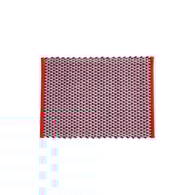 Tapis Hay / Jute & laine - 50 x 70 cm - Rose - Tissu | Made In Design