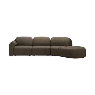 Canapé modulable Bulky Ethnicraft / 4 places - L 315 cm - Marron ...