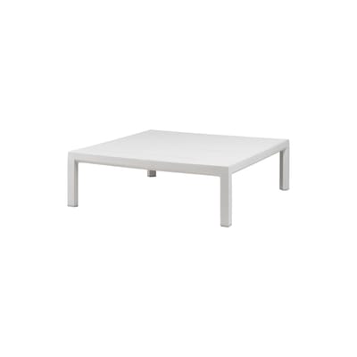 Coffee table Maximo NARDI / 80 x 80 x H 25.5 cm - White - Composite ...