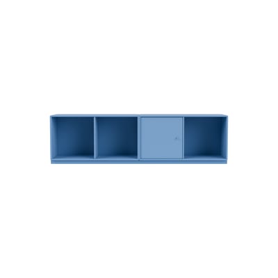 Ablage Line MONTANA / B 139.2 x T 30 cm H 38.4 cm - Blau - Holz | Made ...