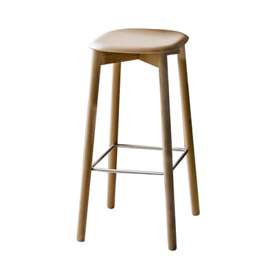 Tabouret de bar Soft Edge 82 Hay / H 75 cm - Bois naturel - Bois | Made ...
