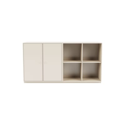 Buffet Pair MONTANA / L 139,2 x P 38 x H 72,6 cm - Blanc - Bois | Made ...