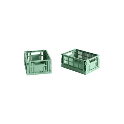 Panier Colour Crate MINI Hay / Lot de 2 paniers - Vert - Plastique ...