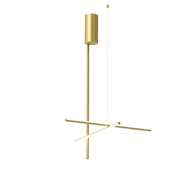 Flos Coordinates C1 Ceiling light - anodised champagne | Made In Design UK