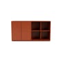 Buffet Pair MONTANA / L 139,2 x P 38 x H 72,6 cm - Orange - Bois | Made ...