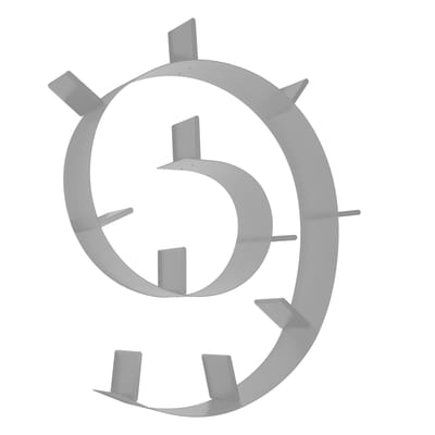 Kartell Bookworm Shelf - silver | Made In Design UK