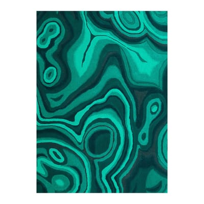 PINTON Malachite Rug - green | Made In Design UK