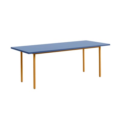 Table rectangulaire Two-Colour Hay - bleu | Made In Design